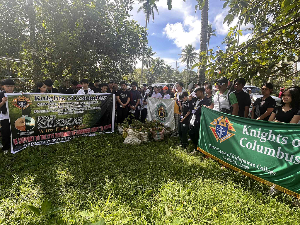 NDKC Joins Knights of Columbus in Tree Planting Drive - Notre Dame of ...